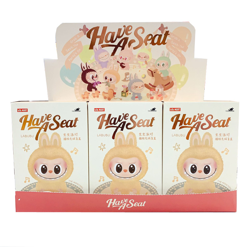 Jual Pop Mart 17cm Labubu Cloth Mysterious Blind Box Heart Beat Macaron ...