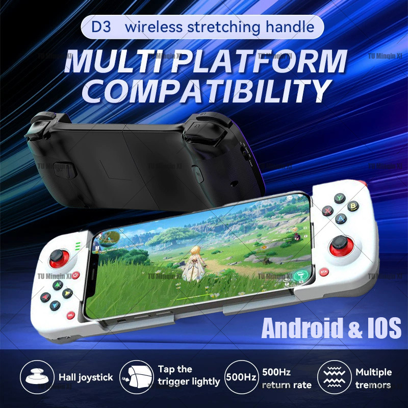Jual Gamepad Nirkabel D3 Compatible with Android & IOS Mode 2.4G Koneksi Bluetooth Koneksi Yang ...