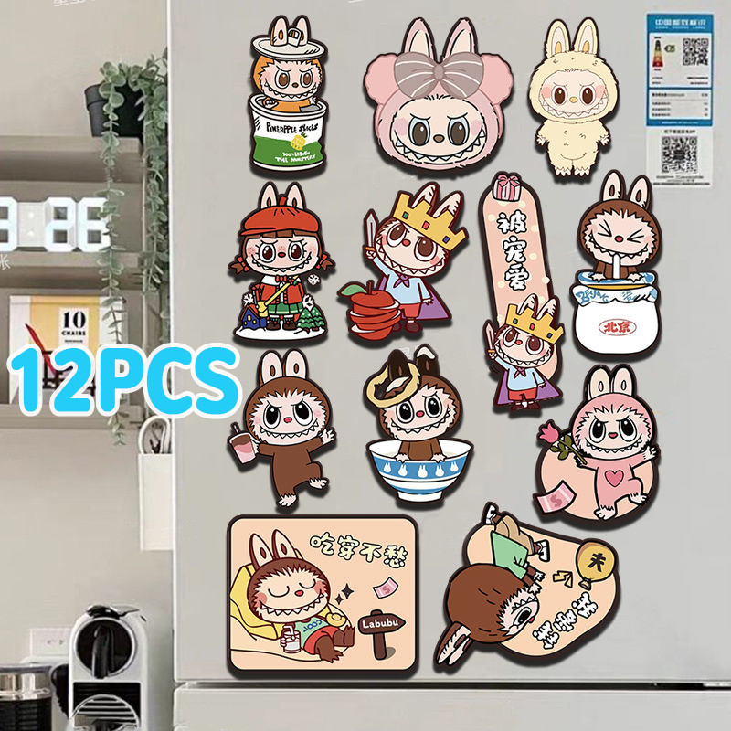 Jual Magnet Tempelan Multifungsi Labubu Magnet Kulkas Whiteboard ...