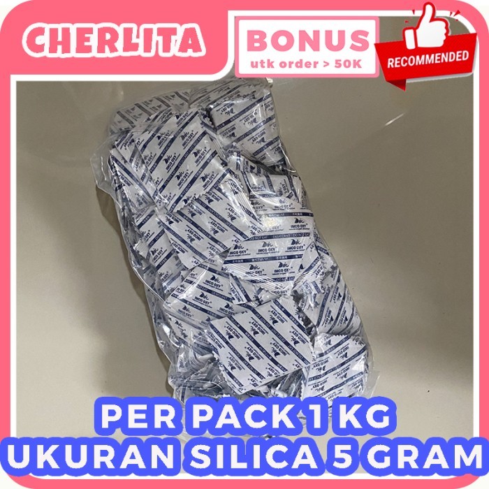 Jual 1 KG Silica Gel Foodgrade Oxy Sachet Plastik untuk Kue Kering ...