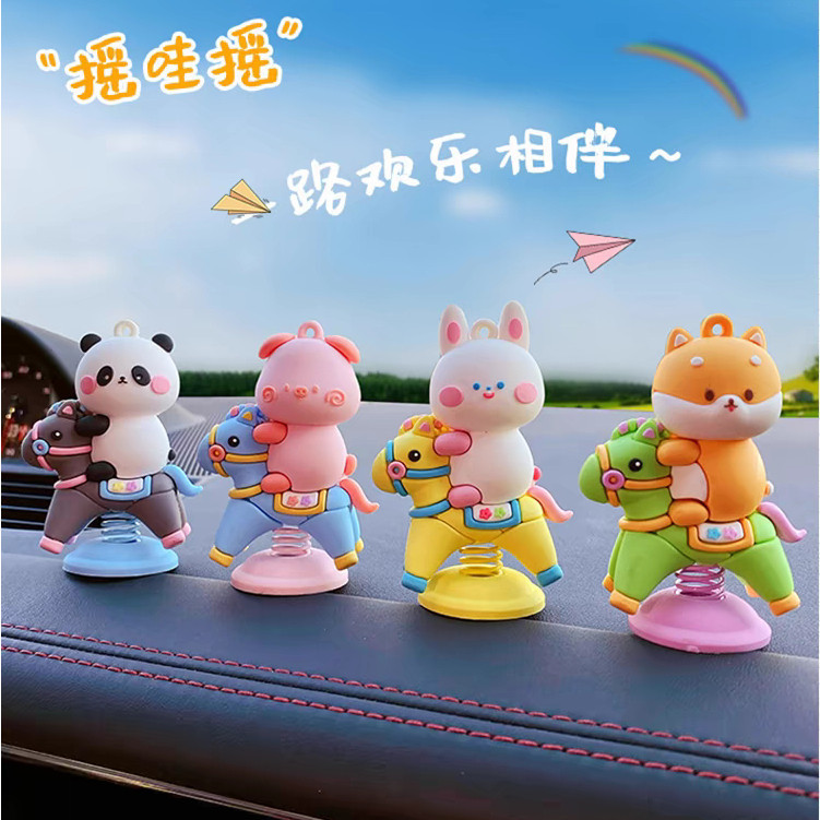 Jual Ready Pajangan Dashboard Mobil Motif Boneka Lucu Dengan Per ...