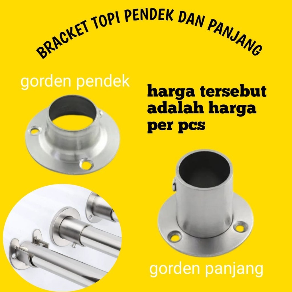Jual Endcup tembok gorden / bracket tembok gorden / Bracket Gorden ...