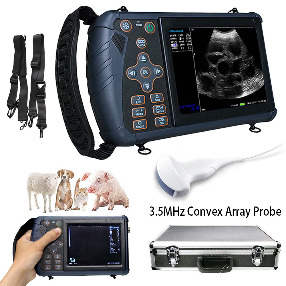 Jual Portable Veterinary Pregnancy Ultrasound Machine Outdoor Vet B-Ultra Scanner with 3.5MHz ...