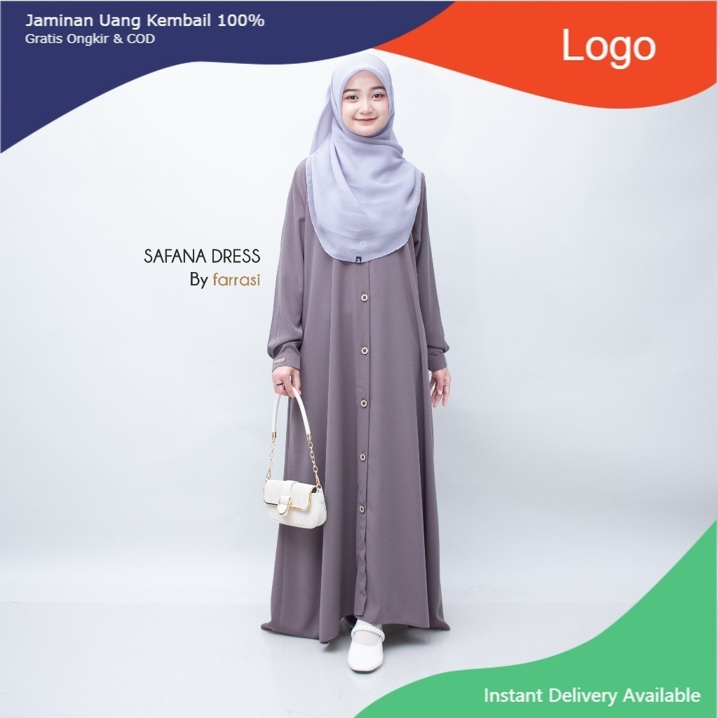 Jual Farrasi Dress Safana | Shopee Indonesia