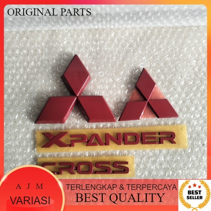 Jual Logo Tiga Berlian Mitsubishi Expander Cross Merah | Shopee Indonesia