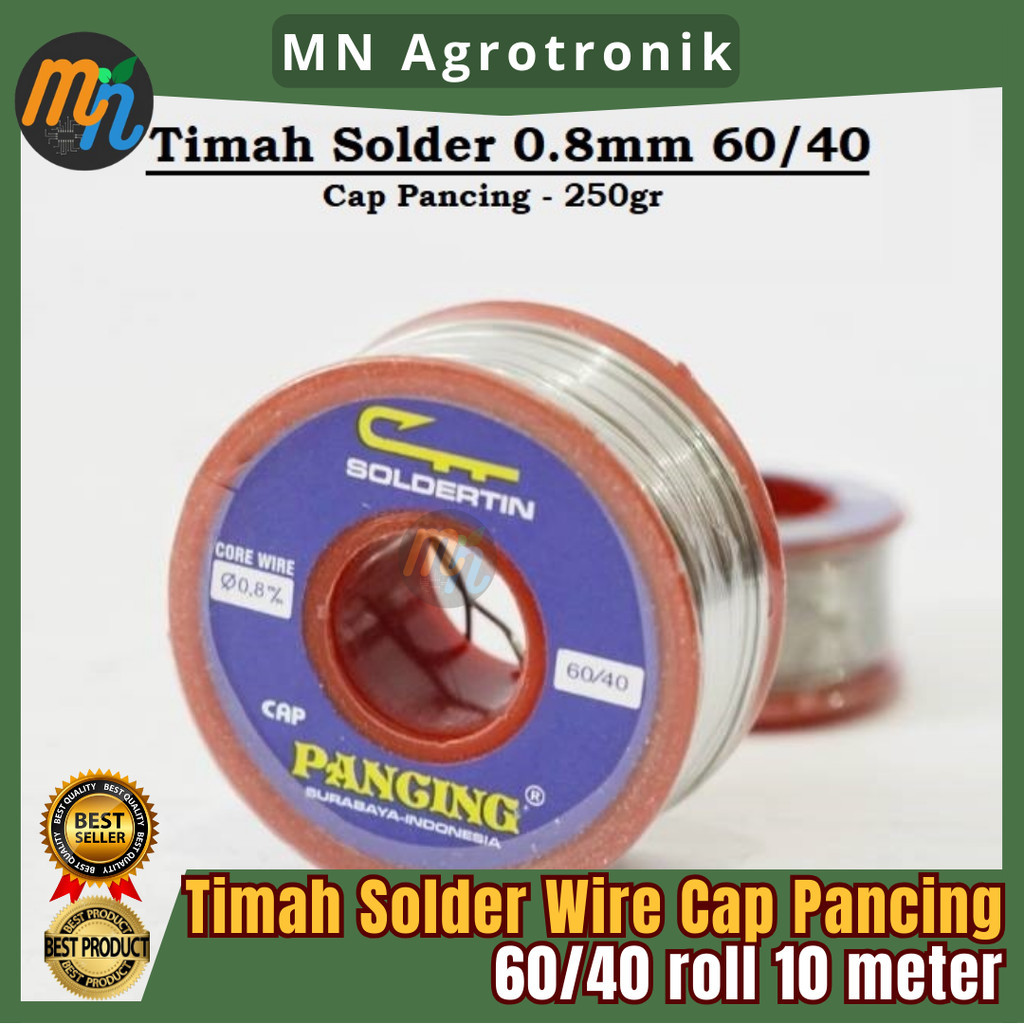 Jual Timah solder wire pancing 60/40 roll 10 meter | Shopee Indonesia