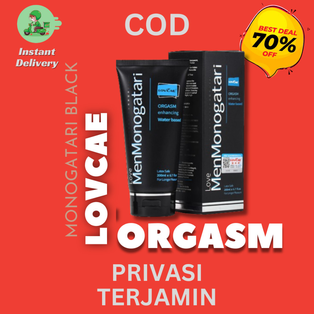 Jual Monogatari Lubricant Black Orgasm Edition - 200 mL (Pelumas ...