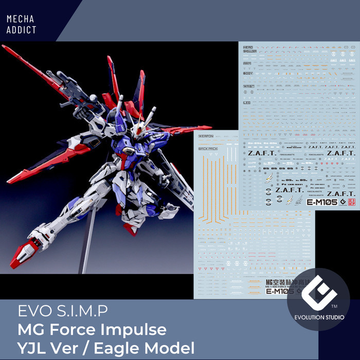 Jual Water Slide Decal MG Force Impulse YJL Ver ( Eagle Model ) by EVO SIMP | Shopee Indonesia