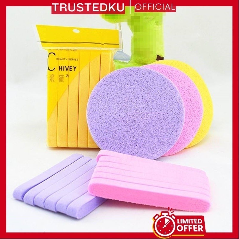 Jual Sponge Facial Stick / Spon Cuci Muka / Spons Kentang Hivey Stik ...
