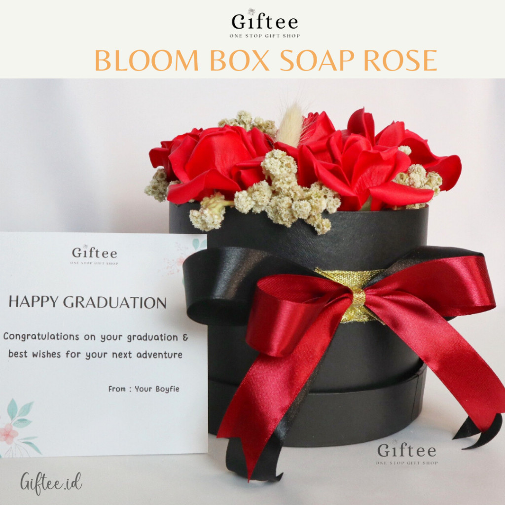 Jual BLOOM BOX BUNGA ARTIFICIAL & SOAP FLOWER PREMIUM KOTAK BLOOMING ...