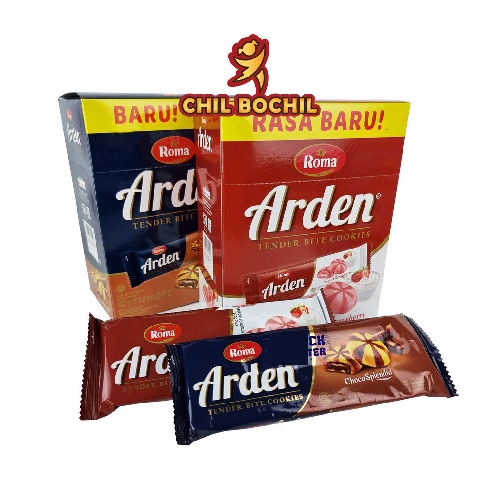 Jual ROMA ARDEN COKLAT & YOGHURT TENDER BITE COOKIES BOX ISI 10 PCS ...