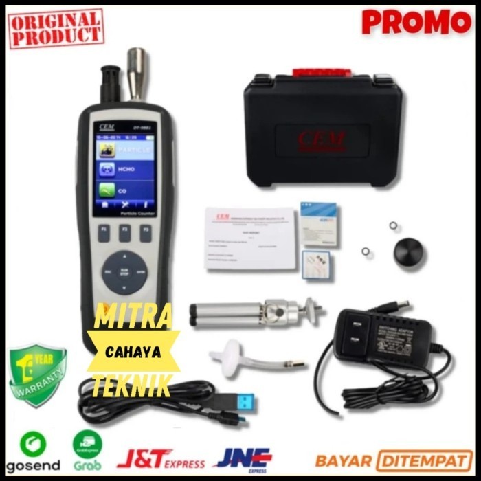 Jual Alat Penghitung Partikel Udara CEM DT-9881 Particle Counter DT9981 ...