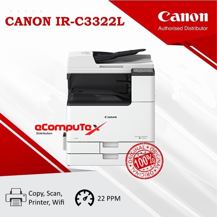 Jual Canon imageRunner C3322L / iR-C3322L Mesin Fotocopy Colour A3 ...