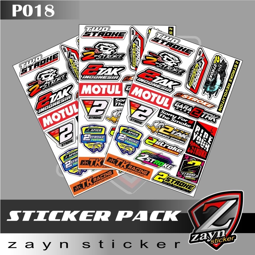 Jual STICKER PACK STIKER PAK 2 TAK 2 STROKE MURAH VOL.2 P018 | Shopee ...
