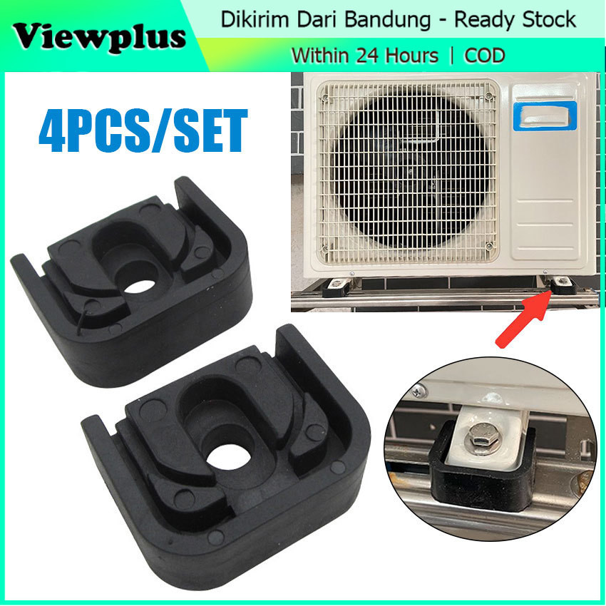 Jual 4Pcs Karet Peredam Dudukan Getaran Kaki Bracket Outdoor AC Anti ...