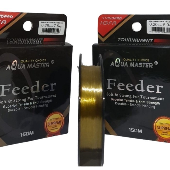 Jual Best Promo -[pipit_id1] Senar Aqua Master Feeder - 0.18 MM ...