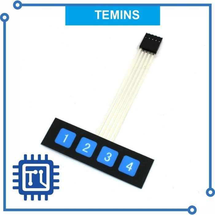 Jual Keypad 1x4 Membran Arduino Raspberry Pi | Shopee Indonesia Jual Keypad 1x4 Membran Arduino Raspberry Pi | Shopee Indonesia