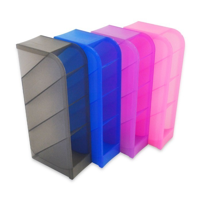 Jual Rak Mini 4 Sekat Rak Laci Plastik 4 Slot Tempat Penyimpanan Pulpen ...
