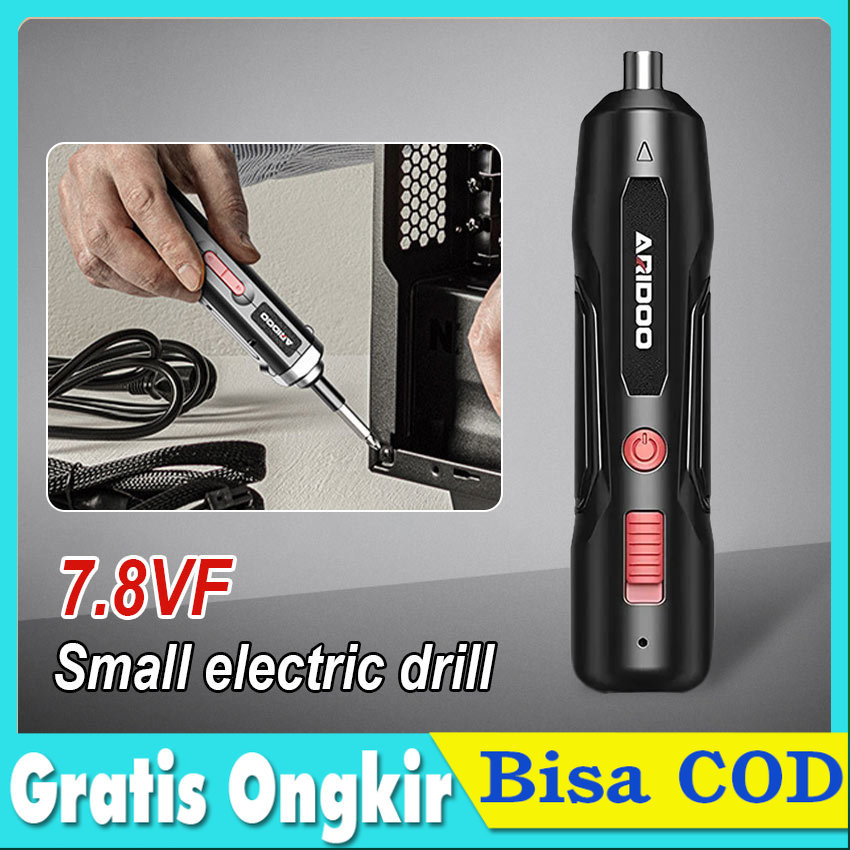 Jual Cordless Screwdriver Mesin Bor Cordless Mini Screwdriver Obeng ...