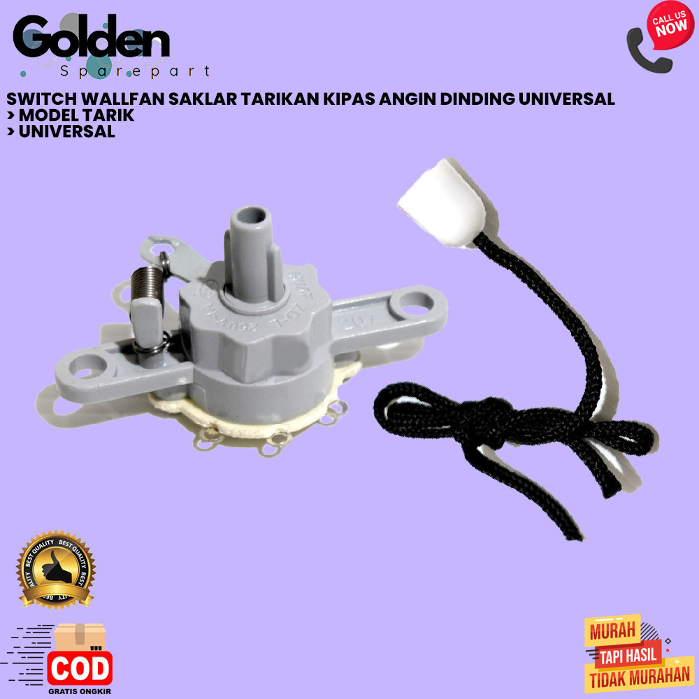 Jual SWITCH WALLFAN SAKLAR TARIKAN KIPAS ANGIN DINDING UNIVERSAL ...