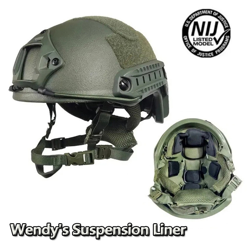 Jual Tactical Helmet ACH High Cut Tactical Helmet PE Premium Kevlar ...