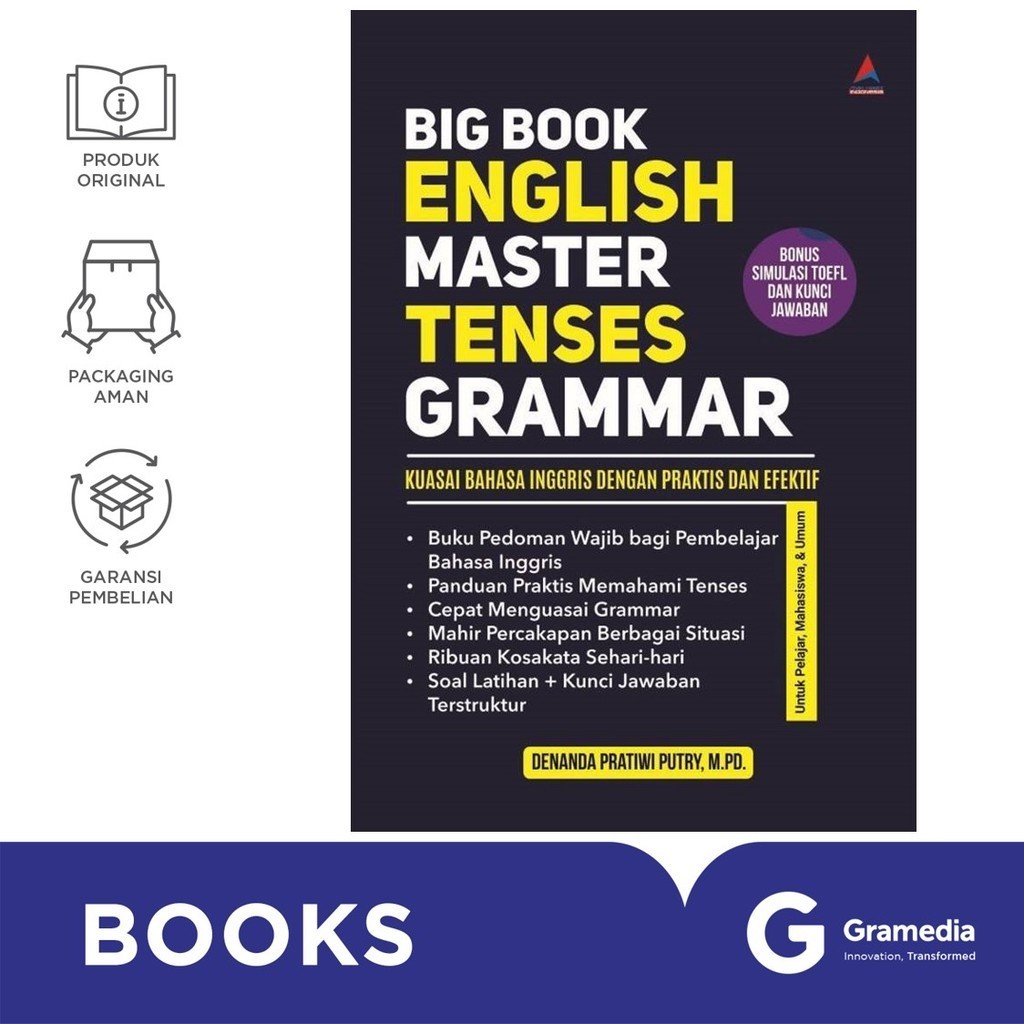 Jual Big Book English Master Tenses Grammar : Kuasai Bahasa Inggr ...
