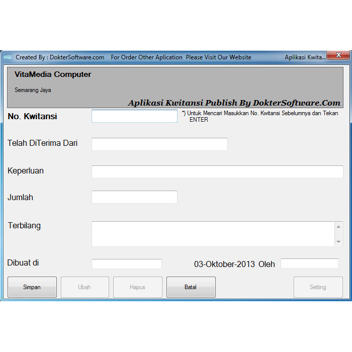 Jual Software / Aplikasi Kwitansi elektronik | Shopee Indonesia