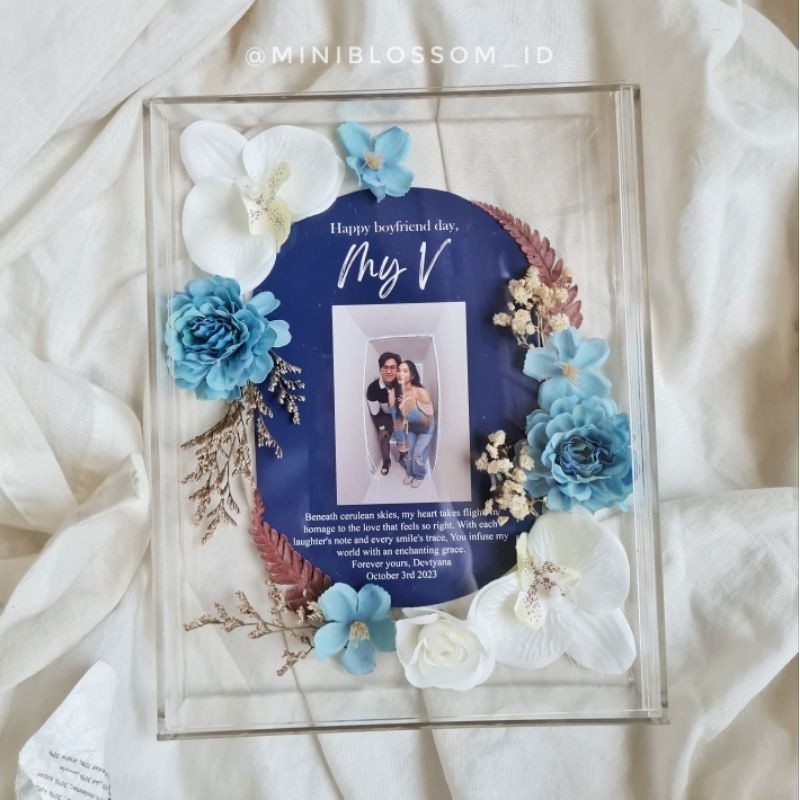 Jual GIFT SERIES Photo Frame / Hadiah Bingkai Bunga Kering / Bingkai ...