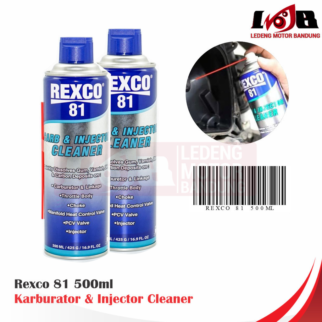 Jual Rexco 81 Carburator Cleaner Pembersih Kaburtor Injector Matic ...