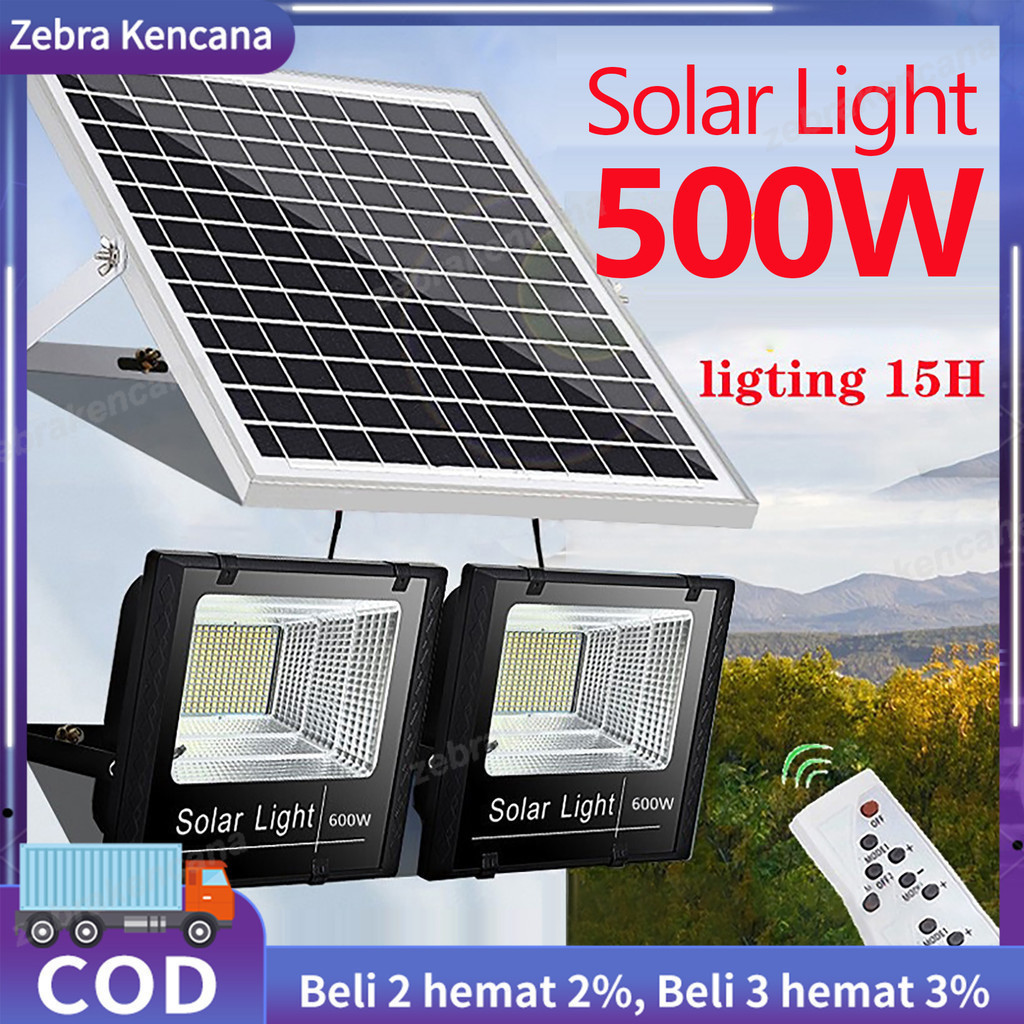 Jual 【HOT SALE】Lampu tenaga surya Lampu solar panel Lampu sorot solar ...