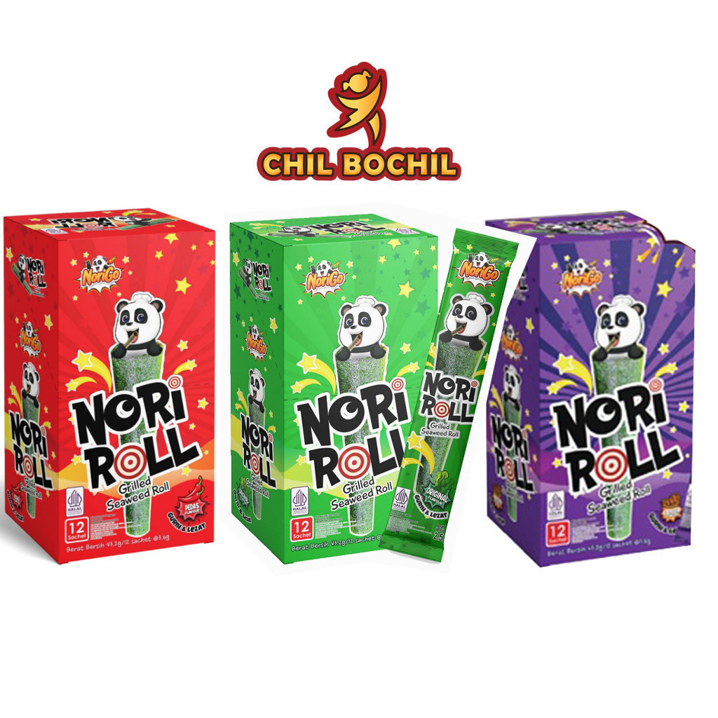Jual NORI ROLL PER BOX ISI 12 SACHET X 2.5GRAM - RUMPUT LAUT PANGGANG ...