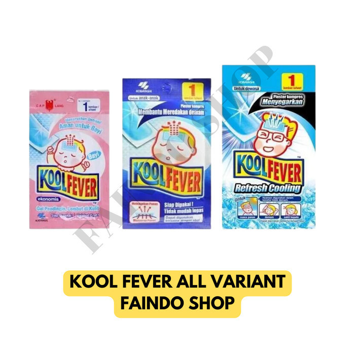 Jual Kool Fever Plester Kompres Untuk Panas dan Demam Bayi, Anak, Dewasa Sheet | Shopee Indonesia