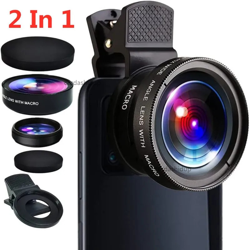 Jual 【Ready Stock COD】2 In 1 Lensa Super Wide Angle Lens Macro ...