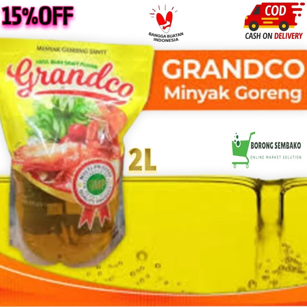 Jual Promo Murah Minyak Goreng Grandco / Minyak Goreng Grandco 2 Liter | Shopee Indonesia