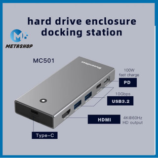 Jual Blueendless Dual protocol NVME SATA m.2 ssd usb type c hub 100 Watt PD Charging USB 3.1 10 ...