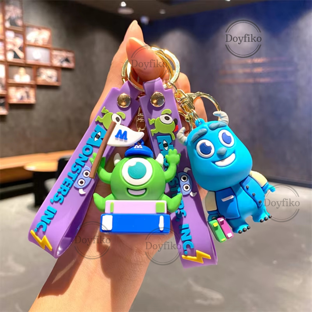 Jual Gantungan Kunci Monster Inc Mike Wazowski Sullivan Gantungan Kunci ...