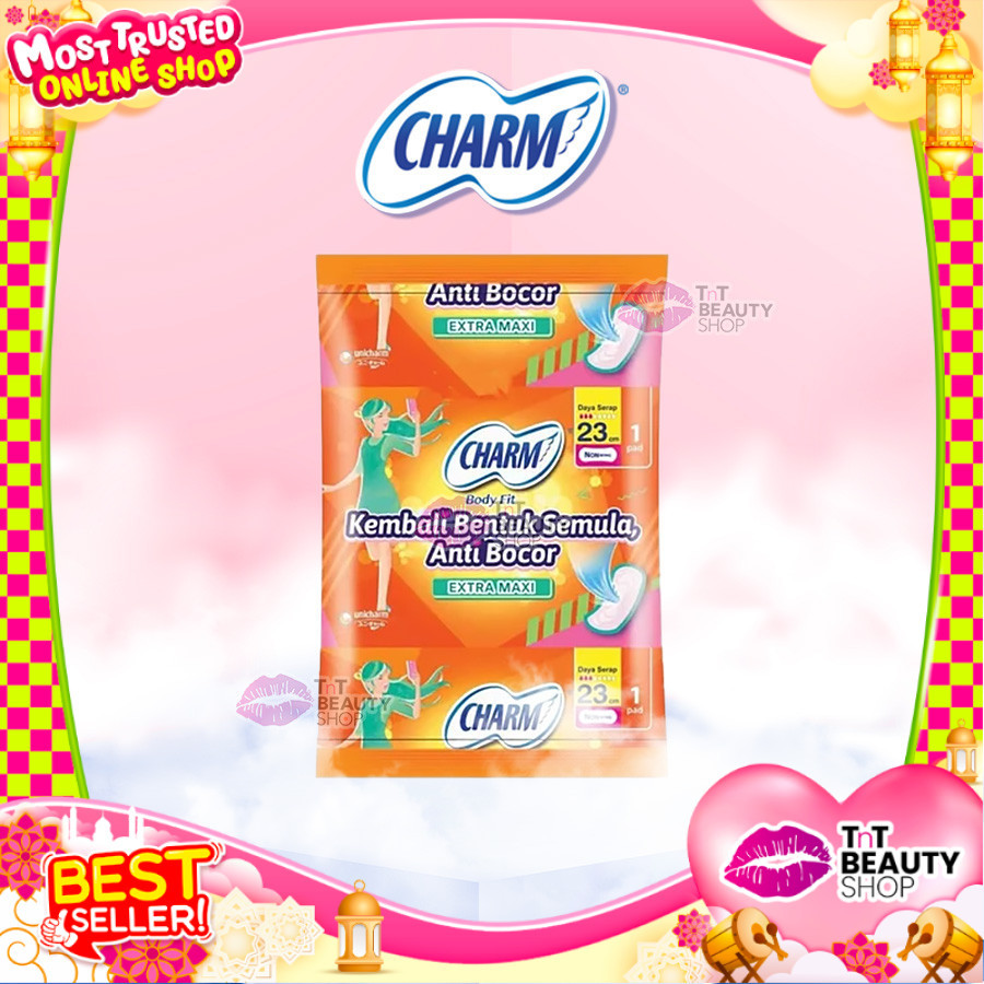 Jual Charm Body Fit Extra Maxi Non Wing - Pembalut | TnT Beauty Shop ...