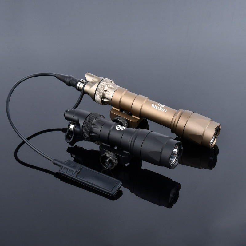 Jual WADSN Dual Tailcap SL07 DS07 Tactical Flashlight Switch Scout Light metal Nylon Cover SF ...