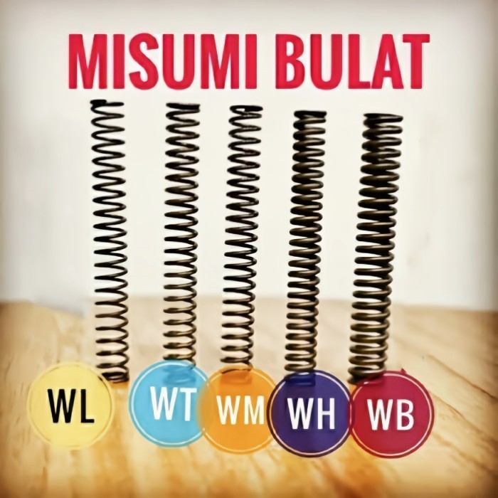 Jual Per Misumi WM10-40 Misumi Bulat WM 10-40 4cm OD10 | Shopee Indonesia