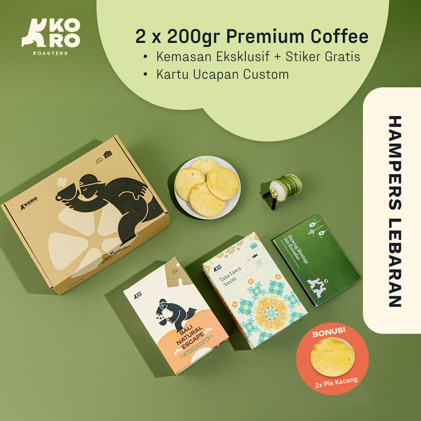 Jual KORO ROASTERS Hampers Lebaran | Parcel Idul Fitri Kopi Premium - 2 Bungkus Kopi Single ...