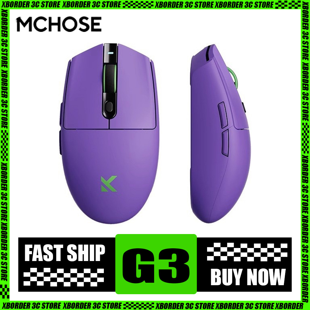 Jual New M ose G3 Wireless Mouse 8k Paw3395 Tri Mode Bluetooth Long ...