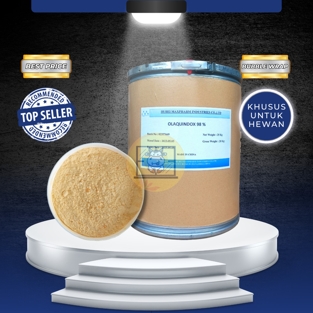 Jual OLAQUINDOX 98% 1 KG - AGP Broiler Ayam Pedaging Layer Petelur Babi ...