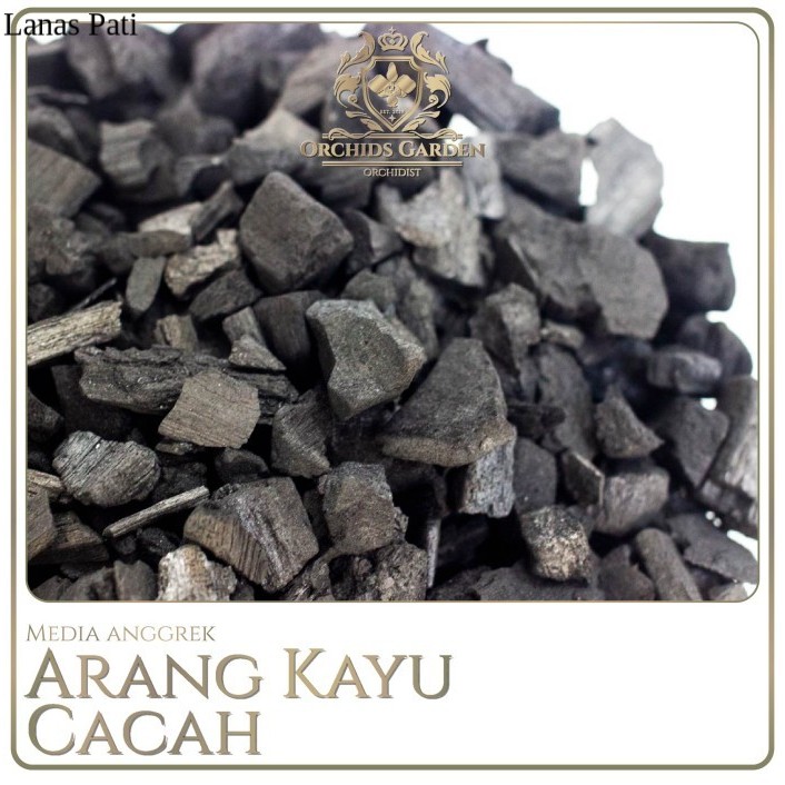 Jual Arang Kayu 1 KG Bakar Anggrek Hidroponik Media Tanam 1000gr Tanaman - CacahKecil600gr XD16 ...
