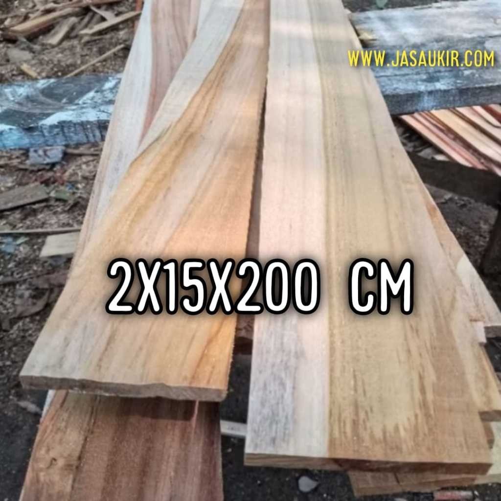 Jual Papan kayu jati tebal panjang 200 cm untuk material premium untuk ...
