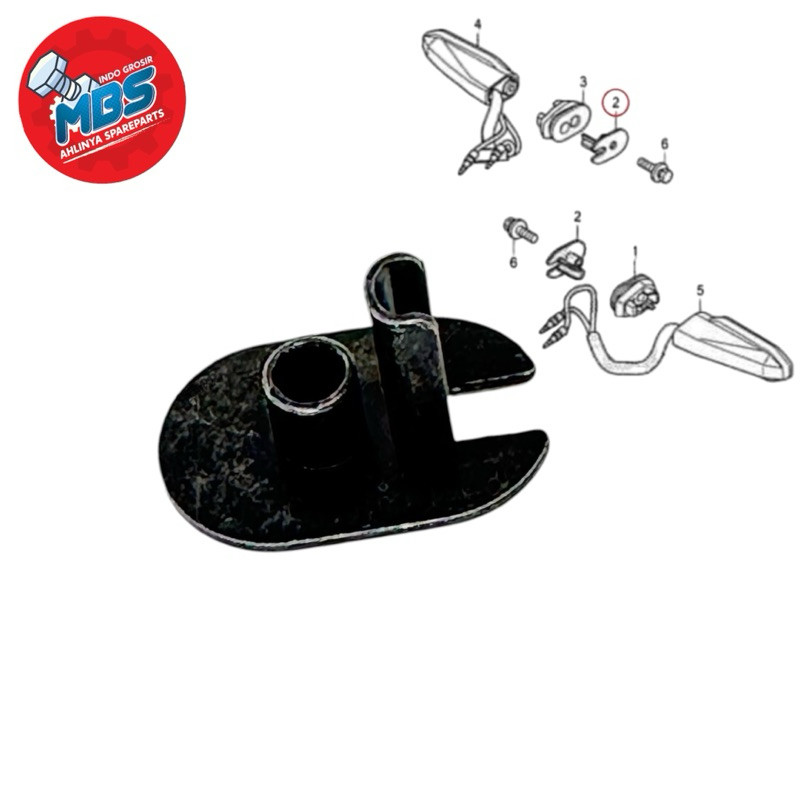 Jual Part Collar Winker (Besi Dudukan Sein) Honda ADV 160 - 33415K0WH30 ...