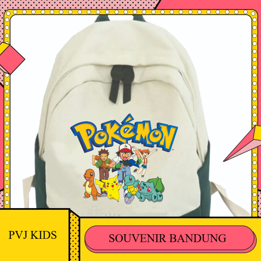 Jual SB Tas Ransel Pokemon Korea Tahan Air Anak Sekolah SD SMP Laki ...
