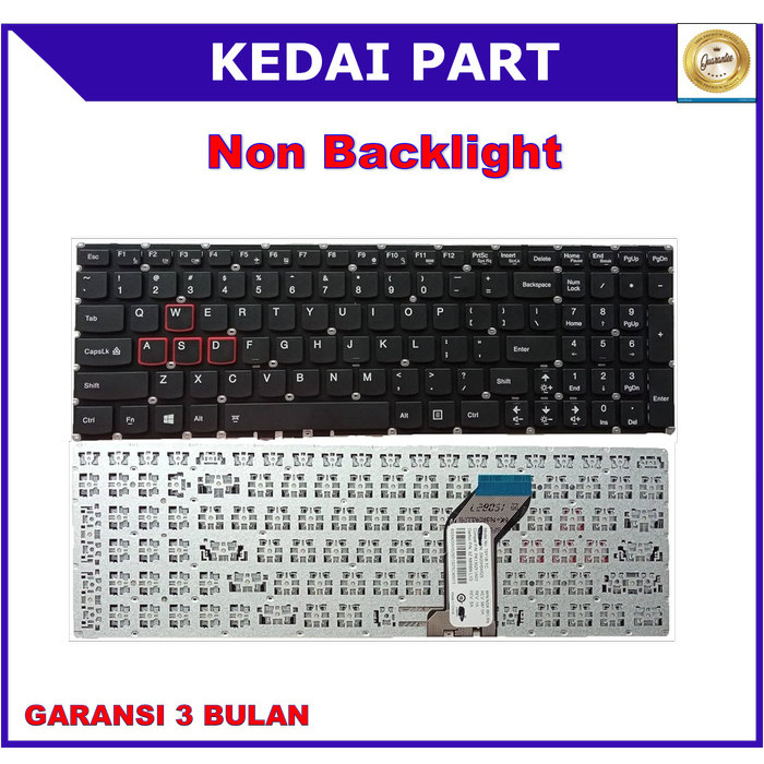 Jual Keyboard Lenovo Ideapad Y700 Y700-15 Y700-15ACZ Y700-15ISE Y700-15ISK Y700-17ISK - Non ...
