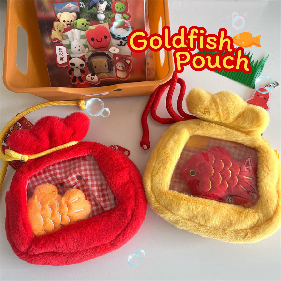 Jual Bibimcat - Goldfish Lucky Pouch Multifungsi - Mini Organizer Pouch ...