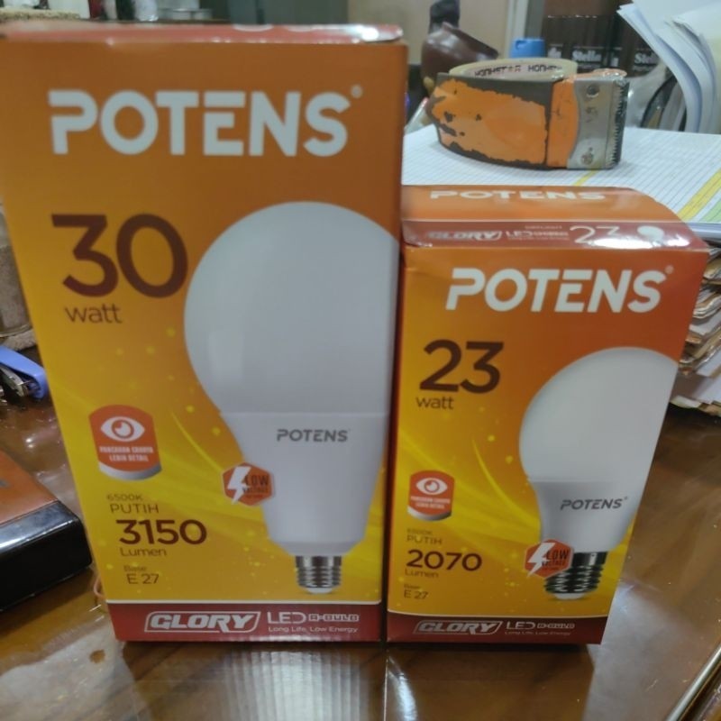 Jual potens Lampu LED bulat jumbo 30w Ablue potens / Bohlam Lampu A ...