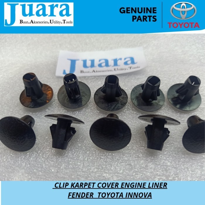 Jual Kancing Clip Karpet Cover Engine liner fender Toyota Innova ...
